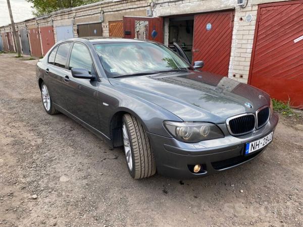 Grey BMW 730 2008 in Riga, with an engine capacity of 3.00 L and mileage of 0 thousand km for 6300 €, photo 1 on AUTOMOTO.COM.LV