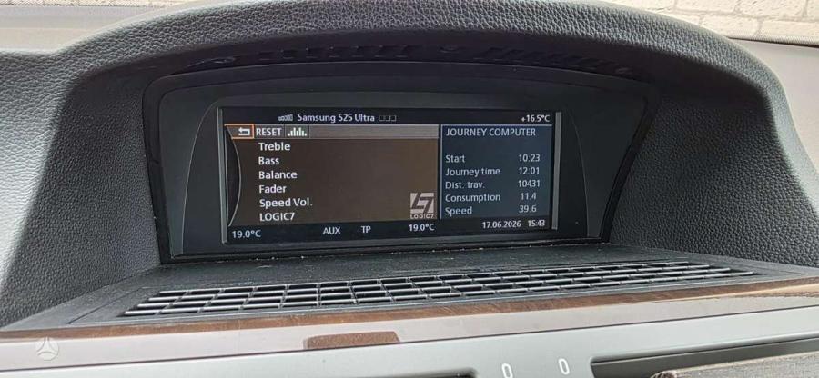 Серый БМВ 730 2008 в Паневежис, объемом двигателя 2.99 л и пробегом 420 тыс. км за 6099 €, фото 15 на AUTOMOTO.COM.LV