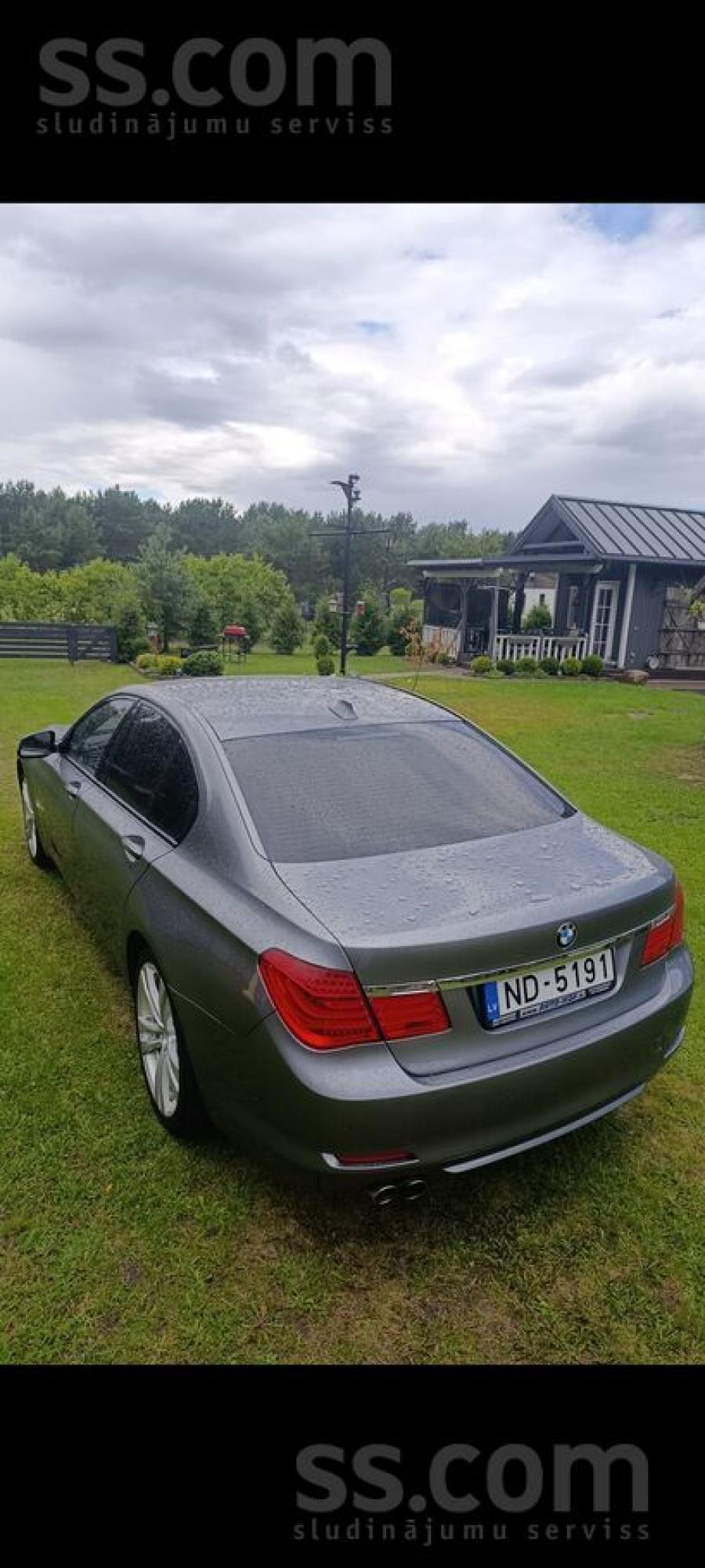 Pelēks BMW 730 2009 Talsi, ar dzinēja tilpumu 3.00 L un nobraukumu 316 tūkst. km par 9500 €, foto 5 vietnē AUTOMOTO.COM.LV