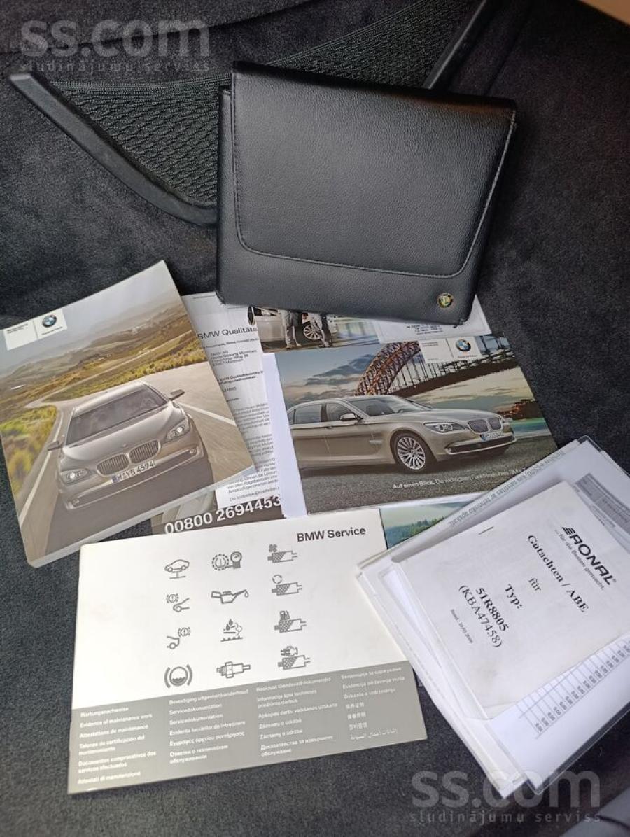 Pelēks BMW 730 2009 Talsi, ar dzinēja tilpumu 3.00 L un nobraukumu 316 tūkst. km par 9500 €, foto 11 vietnē AUTOMOTO.COM.LV