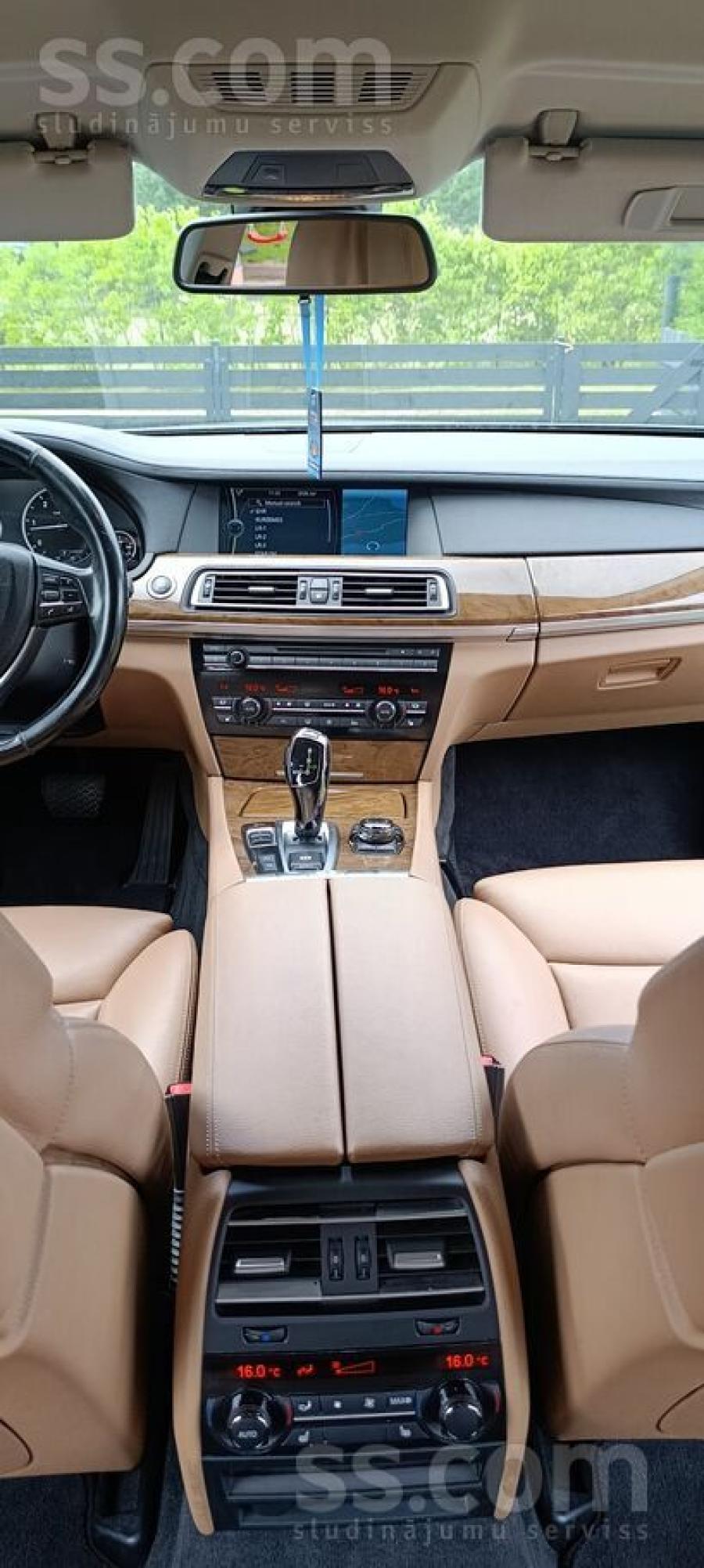 Pelēks BMW 730 2009 Talsi, ar dzinēja tilpumu 3.00 L un nobraukumu 316 tūkst. km par 9500 €, foto 15 vietnē AUTOMOTO.COM.LV