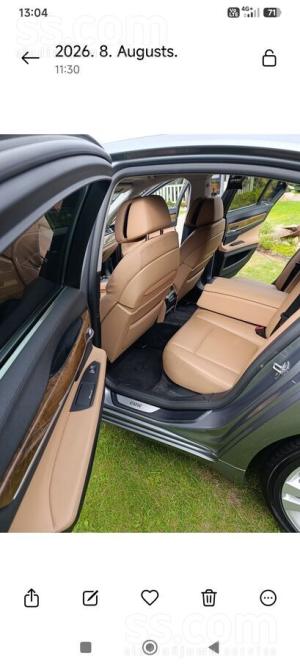 Pelēks BMW 730 2009 Talsi, ar dzinēja tilpumu 3.00 L un nobraukumu 316 tūkst. km par 9500 €, foto 17 vietnē AUTOMOTO.COM.LV
