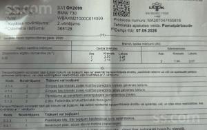 Серый БМВ 730 2011 в Мадона, объемом двигателя 3.00 л и пробегом 368 тыс. км за 6650 €, фото 18 на AUTOMOTO.COM.LV
