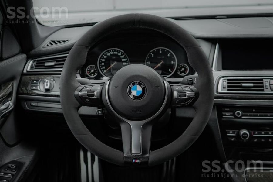 Grey BMW 730 2013 in Riga, with an engine capacity of 3.00 L and mileage of 197 thousand km for 13950 €, photo 21 on AUTOMOTO.COM.LV
