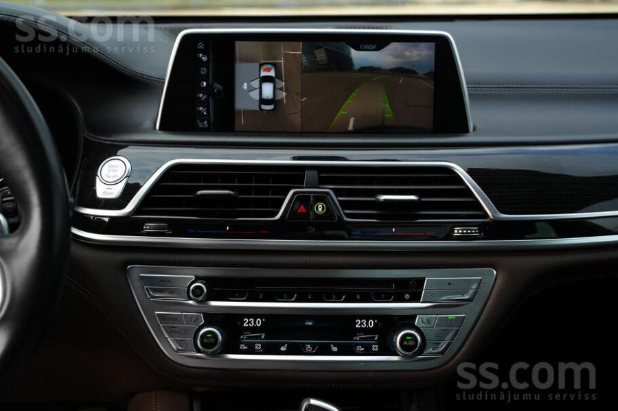 Pelēks BMW 730 2015 Rīga, ar dzinēja tilpumu 3.00 L un nobraukumu 210 tūkst. km par 25990 €, foto 11 vietnē AUTOMOTO.COM.LV