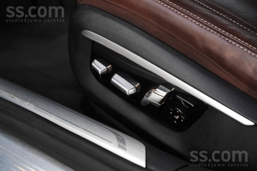 Pelēks BMW 730 2015 Rīga, ar dzinēja tilpumu 3.00 L un nobraukumu 210 tūkst. km par 25990 €, foto 15 vietnē AUTOMOTO.COM.LV