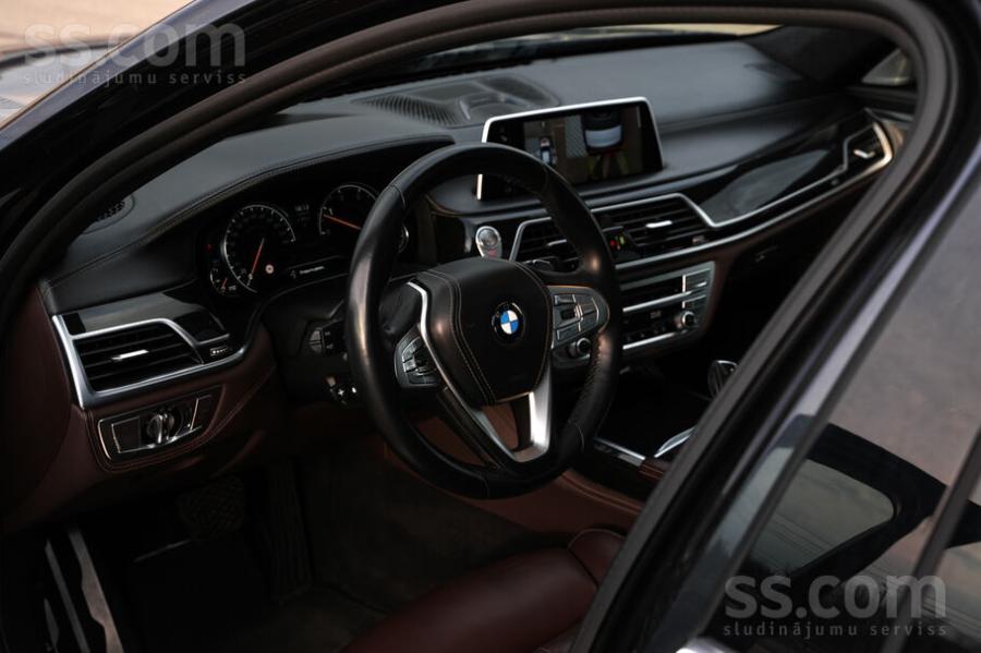 Pelēks BMW 730 2015 Rīga, ar dzinēja tilpumu 3.00 L un nobraukumu 210 tūkst. km par 25990 €, foto 19 vietnē AUTOMOTO.COM.LV