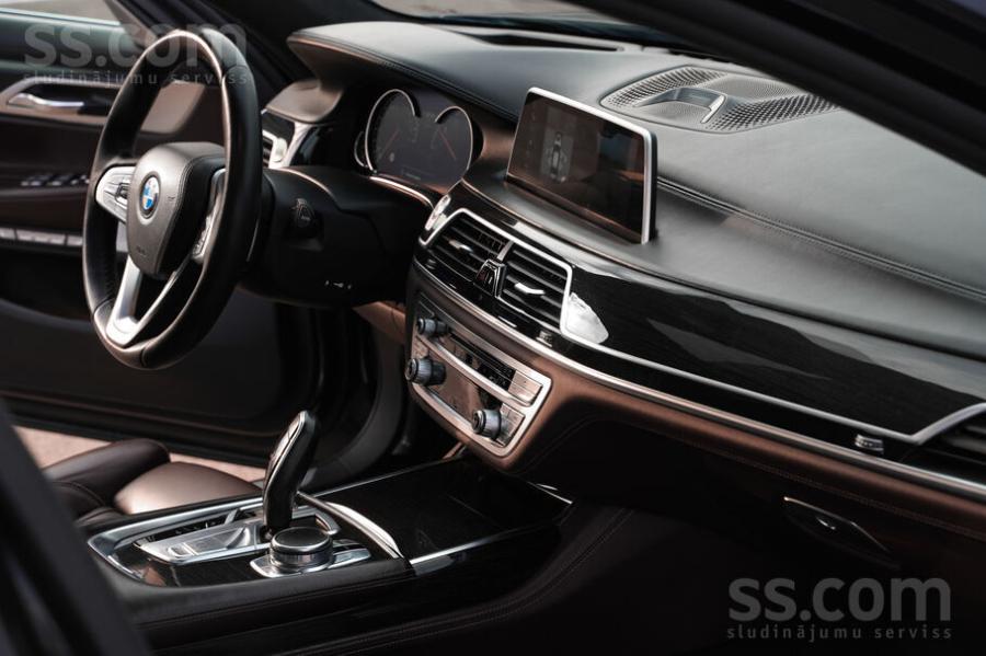 Pelēks BMW 730 2015 Rīga, ar dzinēja tilpumu 3.00 L un nobraukumu 210 tūkst. km par 25990 €, foto 21 vietnē AUTOMOTO.COM.LV