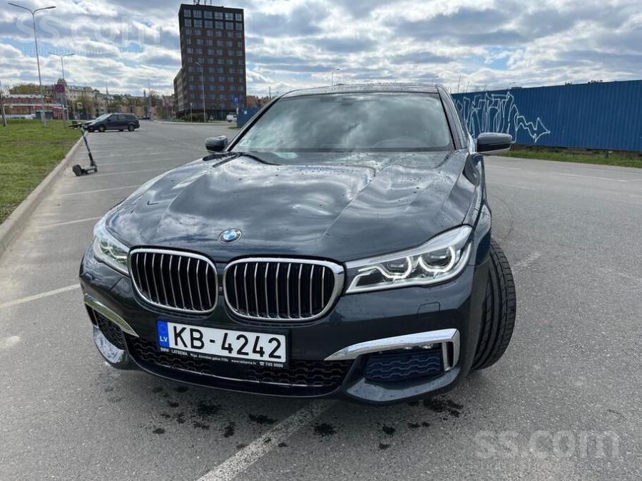 Pelēks BMW 730 2015 Rīga, ar dzinēja tilpumu 3.00 L un nobraukumu 114 tūkst. km par 31500 €, foto 1 vietnē AUTOMOTO.COM.LV