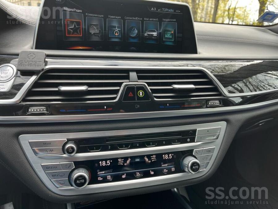 Pelēks BMW 730 2015 Rīga, ar dzinēja tilpumu 3.00 L un nobraukumu 114 tūkst. km par 31500 €, foto 17 vietnē AUTOMOTO.COM.LV