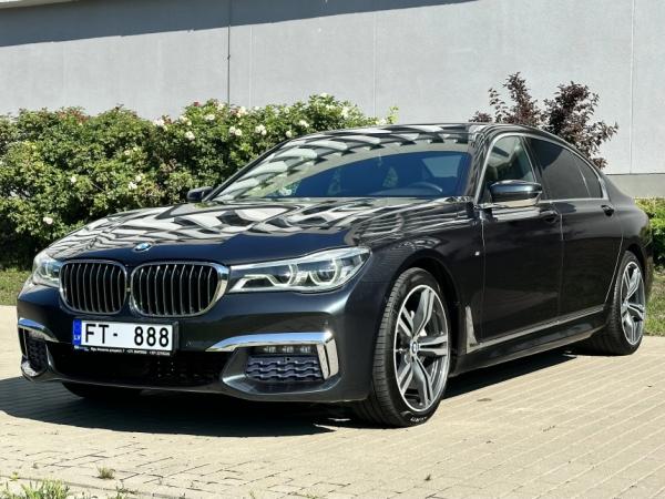 Grey BMW 730 2015 in Riga, with an engine capacity of 3.00 L and mileage of 184 thousand km for 28490 €, photo 2 on AUTOMOTO.COM.LV