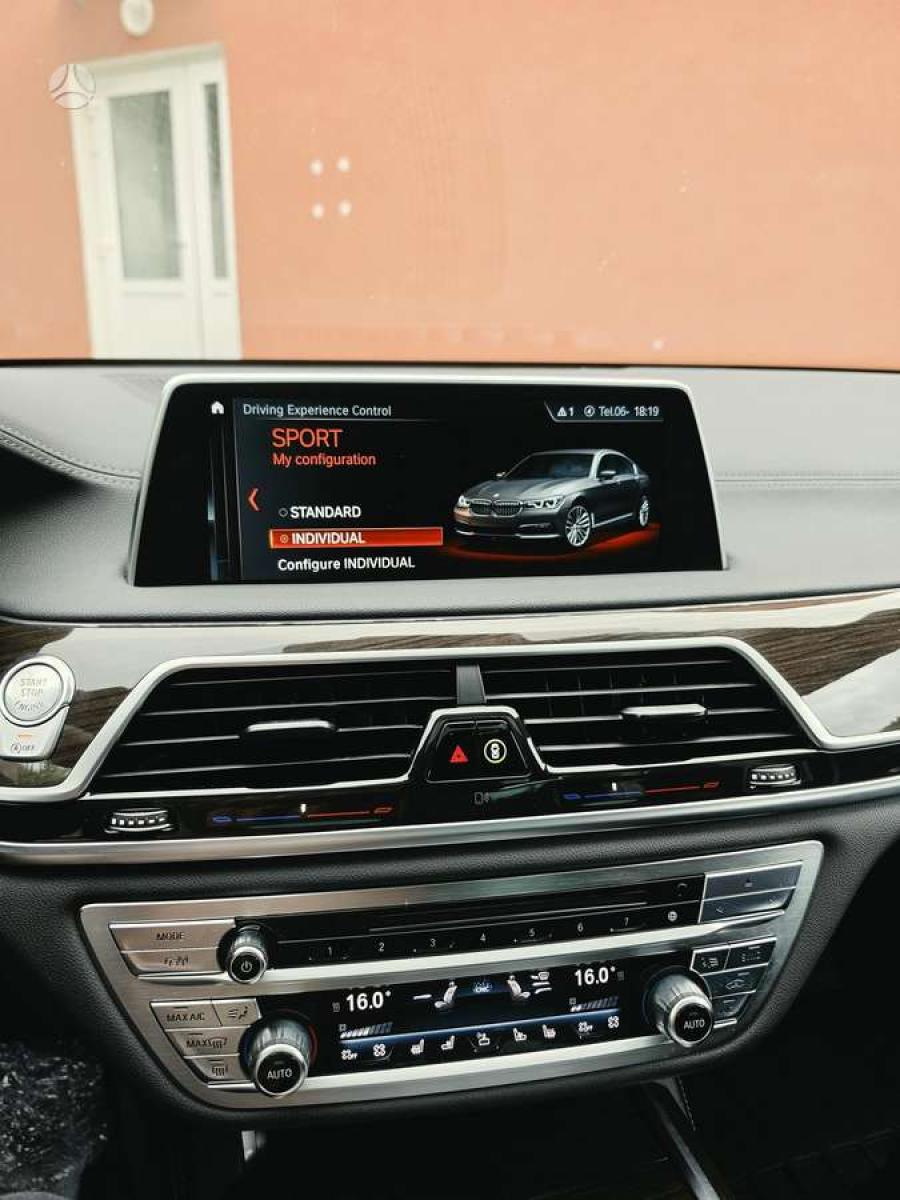 Grey BMW 730 2015 in Klaipeda, with an engine capacity of 2.99 L and mileage of 234 thousand km for 23490 €, photo 10 on AUTOMOTO.COM.LV