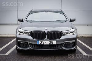 Grey BMW 730 2016 in Riga, with an engine capacity of 3.00 L and mileage of 0 thousand km for 20950 €, photo 2 on AUTOMOTO.COM.LV