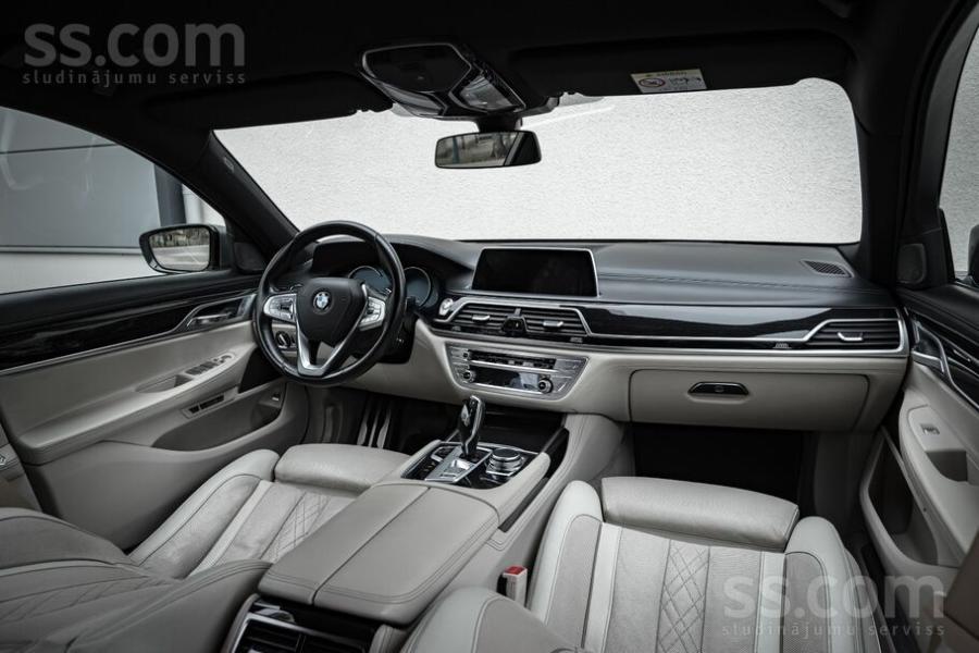 Grey BMW 730 2016 in Riga, with an engine capacity of 3.00 L and mileage of 0 thousand km for 20950 €, photo 18 on AUTOMOTO.COM.LV
