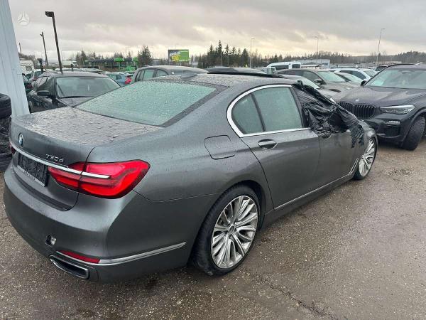 Grey BMW 730 2016 in Utena, with an engine capacity of 0.00 L and mileage of 186 thousand km for 13750 €, photo 3 on AUTOMOTO.COM.LV