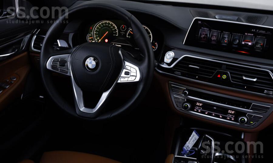 Pelēks BMW 730 2016 Rīga, ar dzinēja tilpumu 3.00 L un nobraukumu 0 tūkst. km par 21900 €, foto 9 vietnē AUTOMOTO.COM.LV