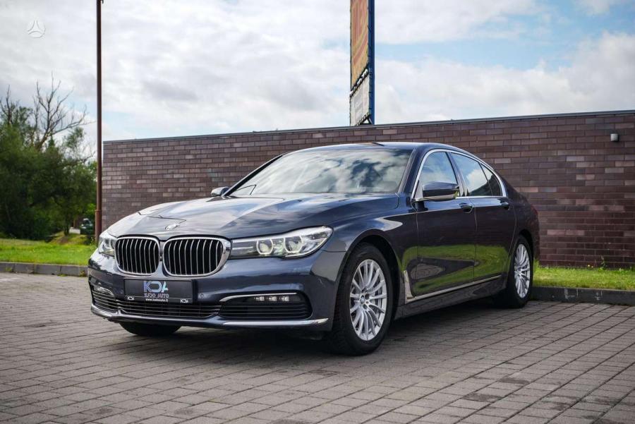 Pelēks BMW 730 2016 Marijampole, ar dzinēja tilpumu 2.99 L un nobraukumu 192 tūkst. km par 21950 €, foto 4 vietnē AUTOMOTO.COM.LV