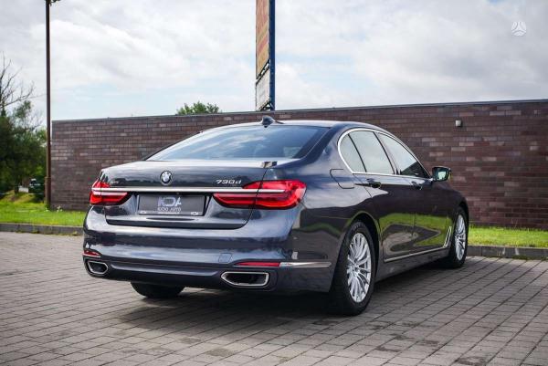 Pelēks BMW 730 2016 Marijampole, ar dzinēja tilpumu 2.99 L un nobraukumu 192 tūkst. km par 21950 €, foto 9 vietnē AUTOMOTO.COM.LV