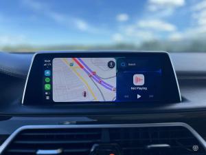 Grey BMW 730 2018 in Vilnius, with an engine capacity of 2.99 L and mileage of 196 thousand km for 28499 €, photo 18 on AUTOMOTO.COM.LV