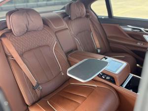 Grey BMW 730 2018 in Vilnius, with an engine capacity of 2.99 L and mileage of 196 thousand km for 28499 €, photo 27 on AUTOMOTO.COM.LV