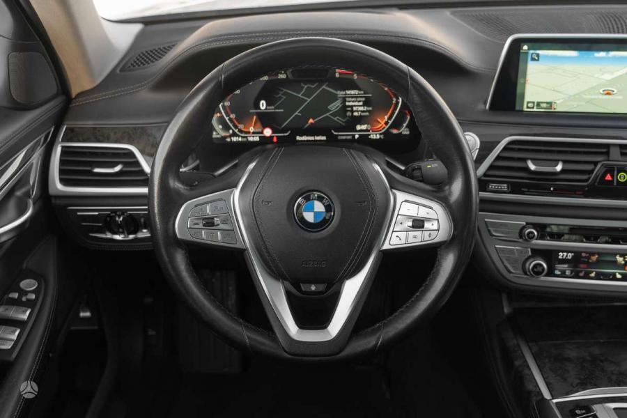 Pelēks BMW 730 2019 Viļņa, ar dzinēja tilpumu 2.99 L un nobraukumu 142 tūkst. km par 42999 €, foto 26 vietnē AUTOMOTO.COM.LV
