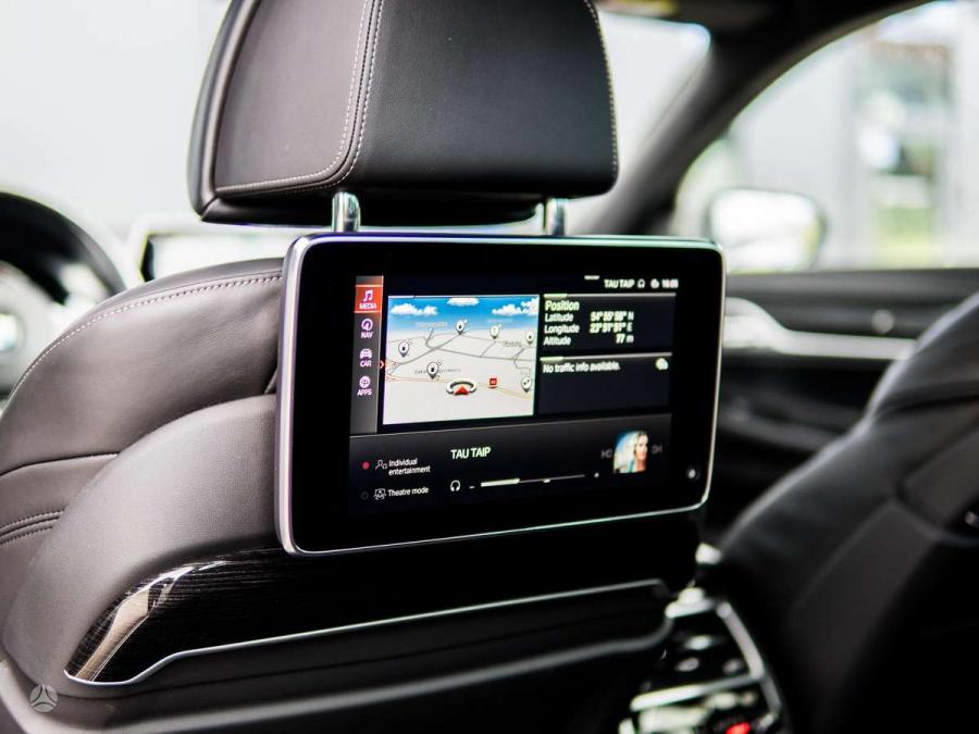 Pelēks BMW 730 2020 Kauņa, ar dzinēja tilpumu 2.99 L un nobraukumu 152 tūkst. km par 45950 €, foto 36 vietnē AUTOMOTO.COM.LV