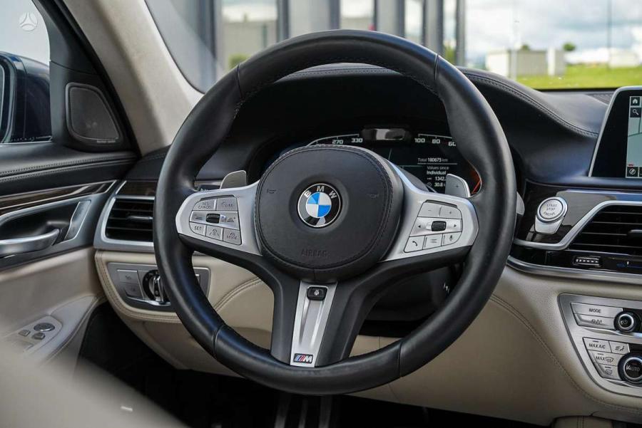 Pelēks BMW 730 2021 Kauņa, ar dzinēja tilpumu 2.99 L un nobraukumu 181 tūkst. km par 49450 €, foto 20 vietnē AUTOMOTO.COM.LV