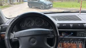 Red BMW 730 1993 in Riga, with an engine capacity of 3.00 L and mileage of 320 thousand km for 1750 €, photo 6 on AUTOMOTO.COM.LV