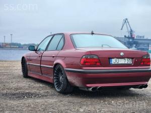 Red BMW 730 1999 in Riga, with an engine capacity of 3.00 L and mileage of 450 thousand km for 11000 €, photo 5 on AUTOMOTO.COM.LV
