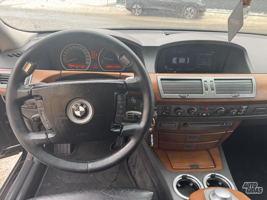 BMW 730 2003 in Vilnius, with an engine capacity of 3.00 L and mileage of 409 thousand km for 3350 €, photo 11 on AUTOMOTO.COM.LV