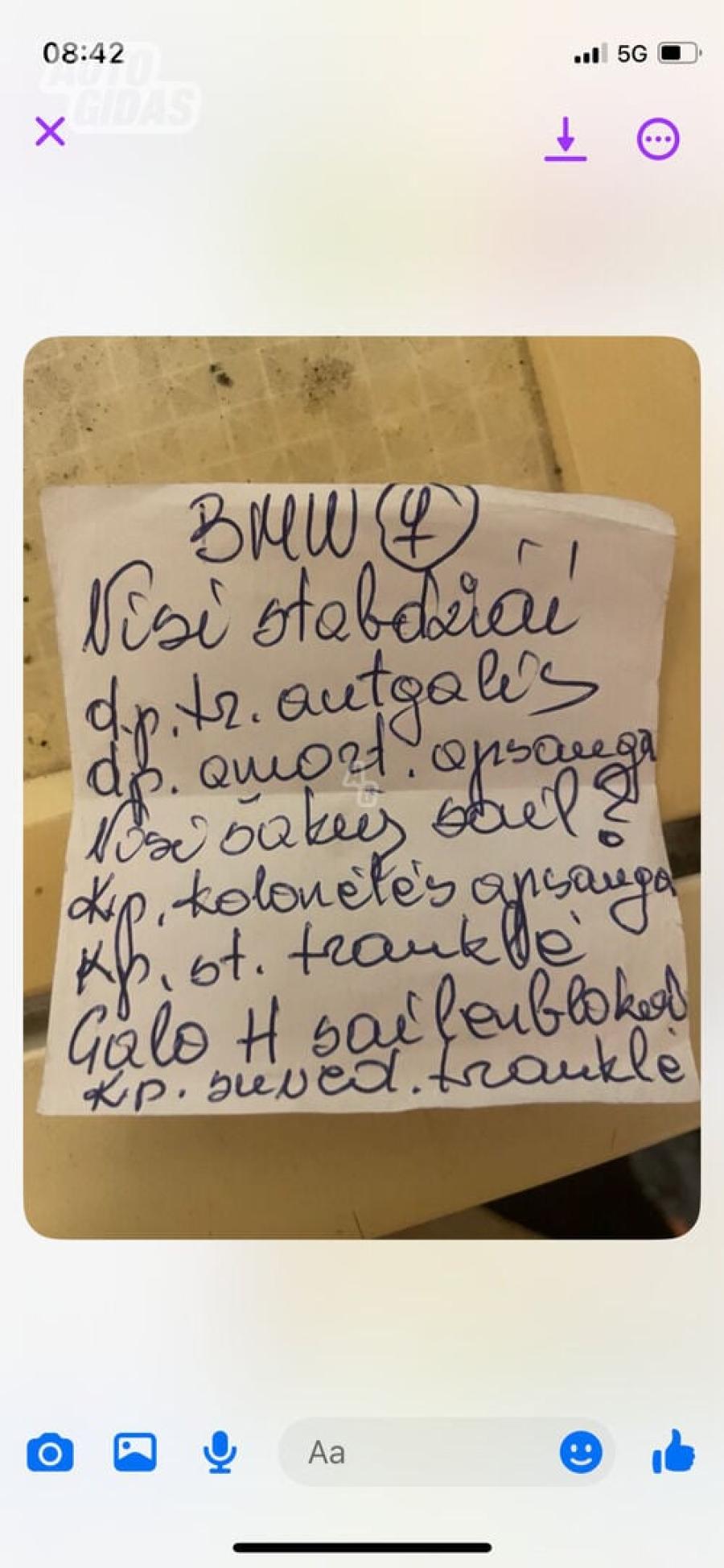 БМВ 730 2003 в Паневежис, объемом двигателя 3.00 л и пробегом 427 тыс. км за 3000 €, фото 22 на AUTOMOTO.COM.LV
