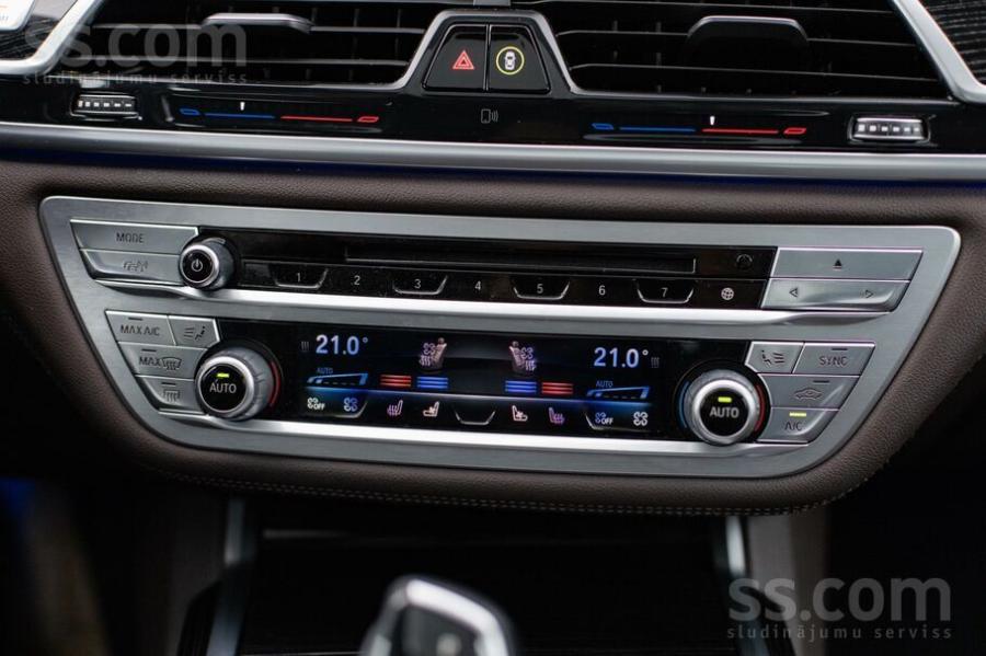BMW 730 2016 in Riga, with an engine capacity of 3.00 L and mileage of 224 thousand km for 29990 €, photo 24 on AUTOMOTO.COM.LV