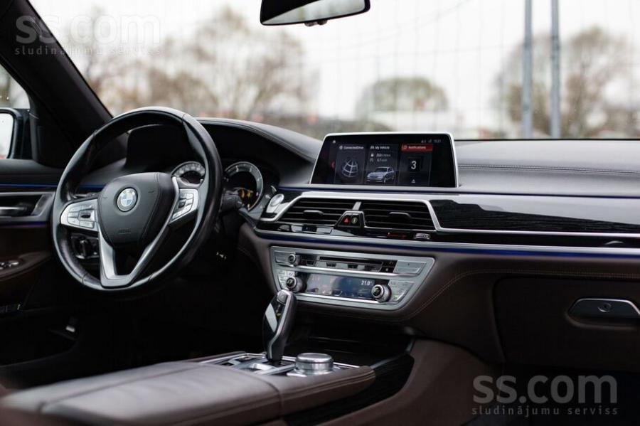 BMW 730 2016 in Riga, with an engine capacity of 3.00 L and mileage of 224 thousand km for 29990 €, photo 28 on AUTOMOTO.COM.LV