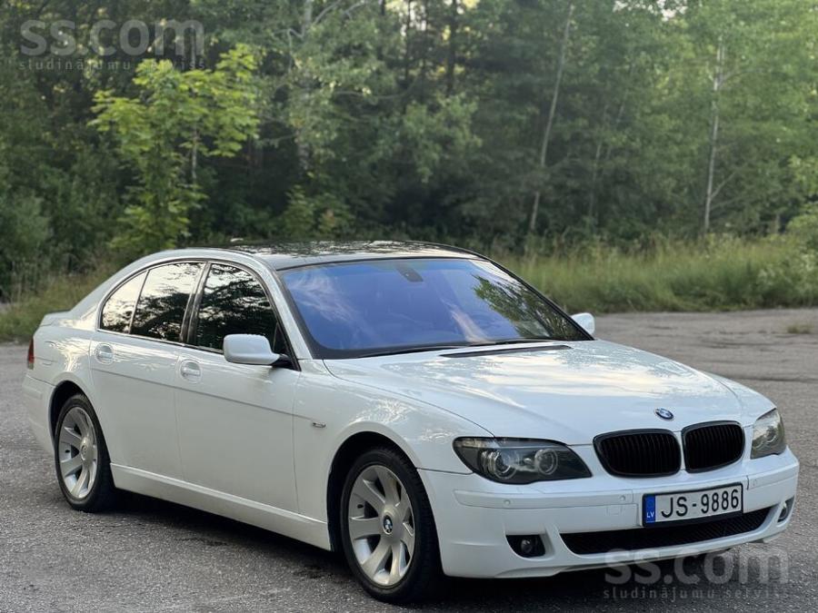 White BMW 730 2005 in Jurmala, with an engine capacity of 3.00 L and mileage of 364 thousand km for 2600 €, photo 6 on AUTOMOTO.COM.LV