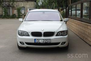 White BMW 730 2006 in Riga, with an engine capacity of 3.00 L and mileage of 0 thousand km for 4499 €, photo 4 on AUTOMOTO.COM.LV