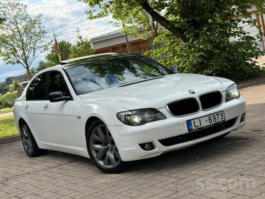 White BMW 730 2006 in Riga, with an engine capacity of 3.00 L and mileage of 329 thousand km for 4990 €, photo 11 on AUTOMOTO.COM.LV