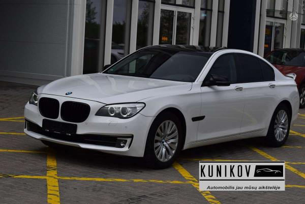 White BMW 730 2013 in Vilnius, with an engine capacity of 2.99 L and mileage of 283 thousand km for 11900 €, photo 1 on AUTOMOTO.COM.LV