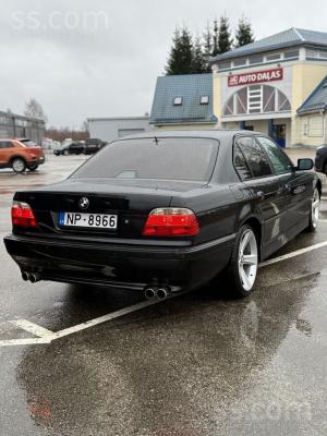 Black BMW 735 1998 in Kuldiga, with an engine capacity of 3.50 L and mileage of 330 thousand km for 5000 €, photo 6 on AUTOMOTO.COM.LV