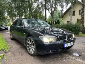 Melns BMW 735 2002 Rīga, ar dzinēja tilpumu 3.60 L un nobraukumu 180 tūkst. km par 1250 €, foto  vietnē AUTOMOTO.COM.LV