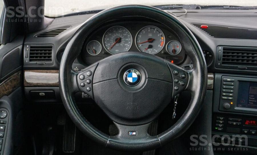 Blue BMW 735 2000 in Riga, with an engine capacity of 3.50 L and mileage of 147 thousand km for 13590 €, photo 15 on AUTOMOTO.COM.LV