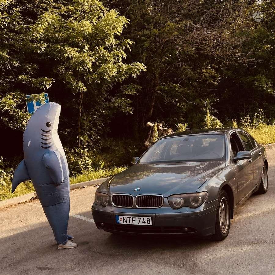 Blue BMW 735 2001 in Klaipeda, with an engine capacity of 3.60 L and mileage of 270 thousand km for 2500 €, photo 1 on AUTOMOTO.COM.LV