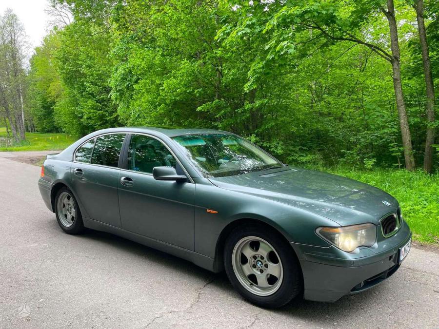 Blue BMW 735 2001 in Klaipeda, with an engine capacity of 3.60 L and mileage of 270 thousand km for 2500 €, photo 5 on AUTOMOTO.COM.LV
