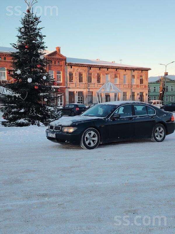 Green BMW 735 2002 in Liepaja, with an engine capacity of 3.60 L and mileage of 381 thousand km for 2100 €, photo 1 on AUTOMOTO.COM.LV