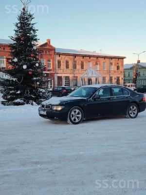 Green BMW 735 2002 in Liepaja, with an engine capacity of 3.60 L and mileage of 381 thousand km for 2100 €, photo  on AUTOMOTO.COM.LV