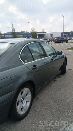 Green BMW 735 2002 in Riga, with an engine capacity of 3.50 L and mileage of 282 thousand km for 5500 €, photo 5 on AUTOMOTO.COM.LV