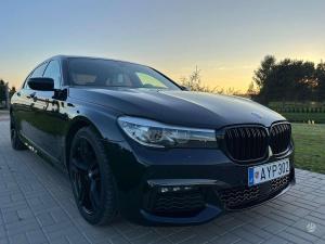 Black BMW 740 2016 in Alytus, with an engine capacity of 3.00 L and mileage of 166 thousand km for 19800 €, photo 7 on AUTOMOTO.COM.LV