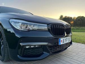 Black BMW 740 2016 in Alytus, with an engine capacity of 3.00 L and mileage of 166 thousand km for 19800 €, photo 11 on AUTOMOTO.COM.LV