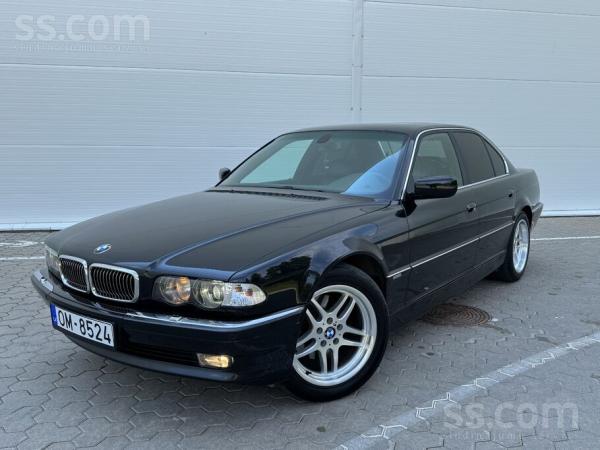 Melns BMW 740 2000 Rīga, ar dzinēja tilpumu 4.00 L un nobraukumu 0 tūkst. km par 12000 €, foto 1 vietnē AUTOMOTO.COM.LV