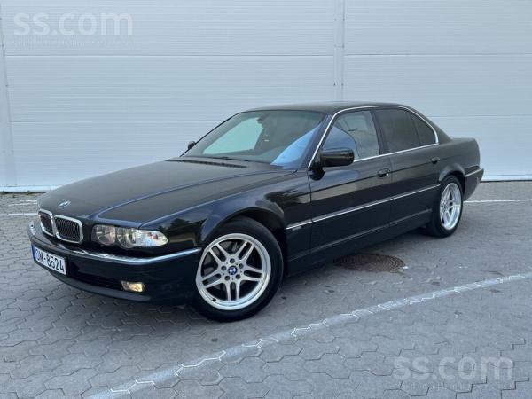 Melns BMW 740 2000 Rīga, ar dzinēja tilpumu 4.00 L un nobraukumu 0 tūkst. km par 12000 €, foto 2 vietnē AUTOMOTO.COM.LV