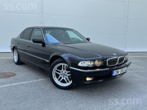 Black BMW 740 2000 in Riga, with an engine capacity of 4.00 L and mileage of 0 thousand km for 12000 €, photo 5 on AUTOMOTO.COM.LV